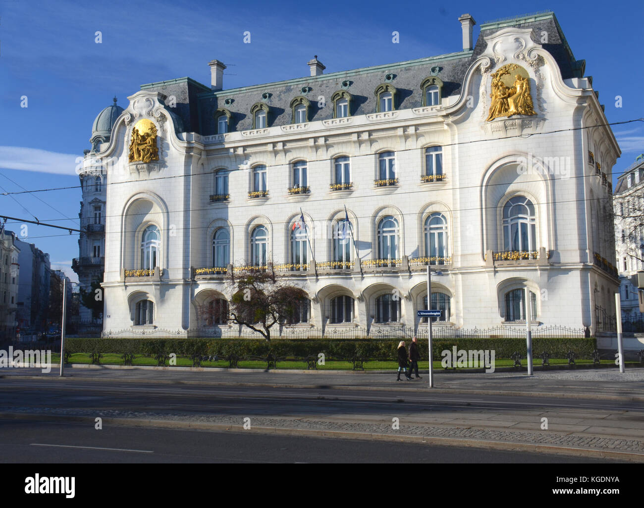 Various buildings with magnificent architecture here in the centre of ...