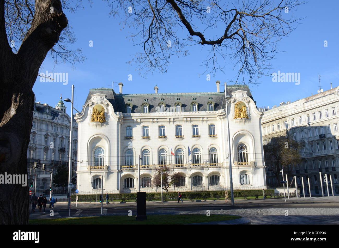Various buildings with magnificent architecture here in the centre of ...
