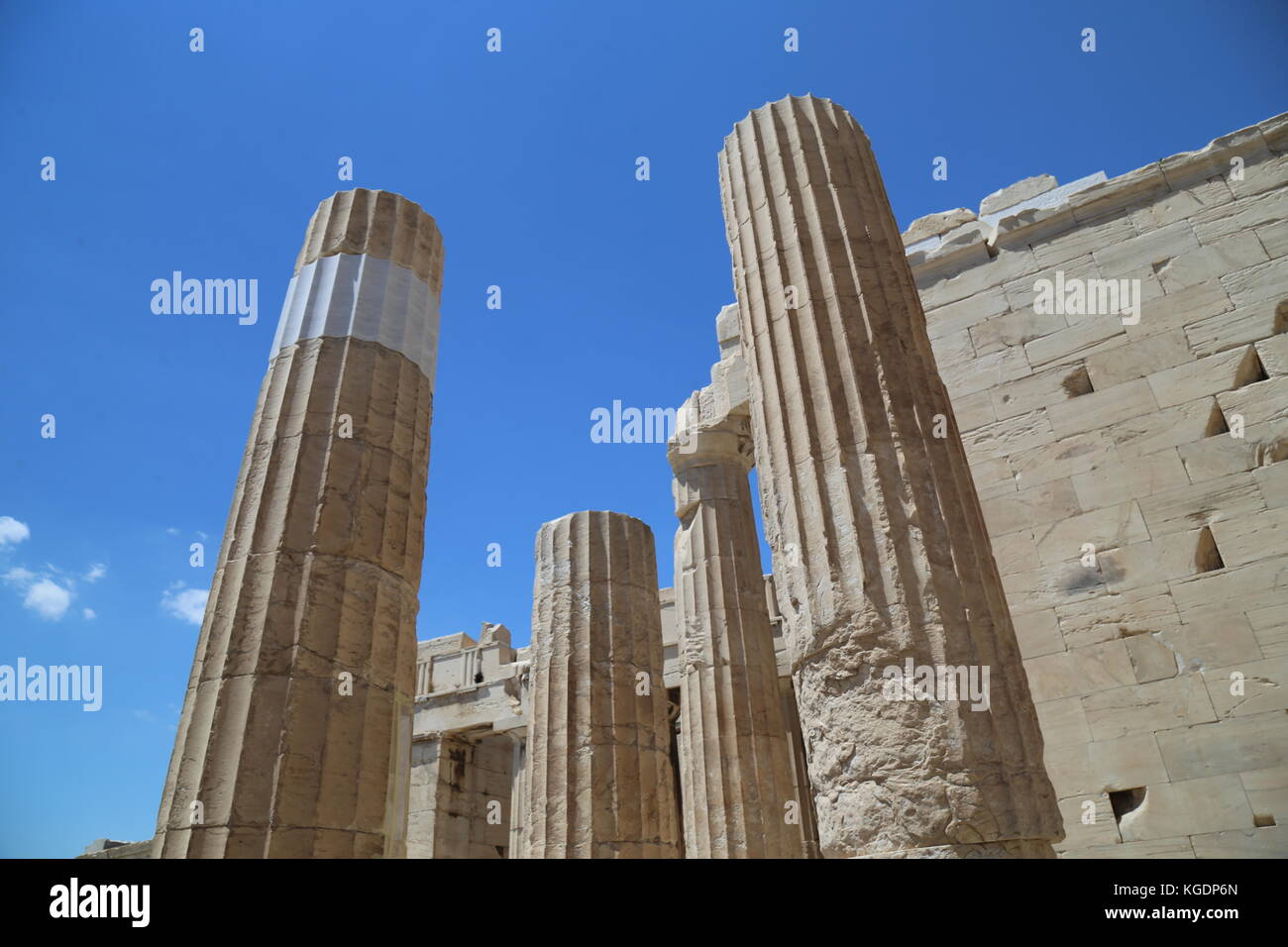 Propylaea - Greek Columns Stock Photo - Alamy