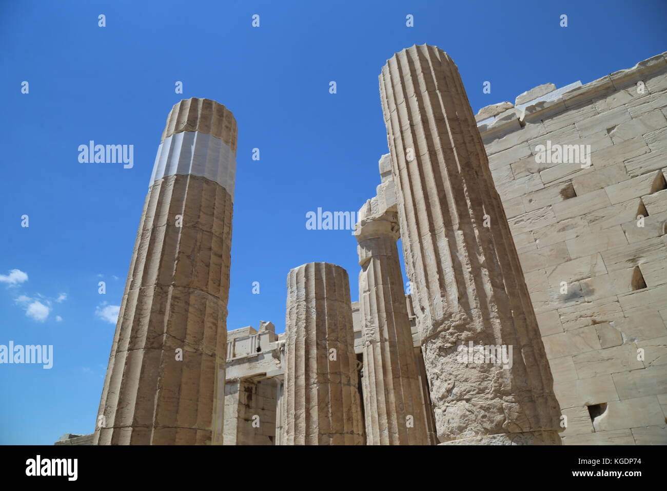 Propylaea - Greek Columns Stock Photo - Alamy