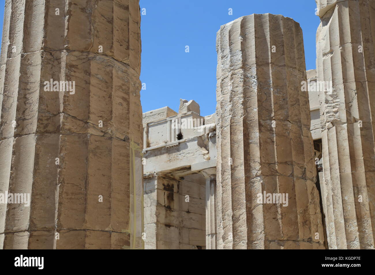 Propylaea - Greek Columns Stock Photo - Alamy