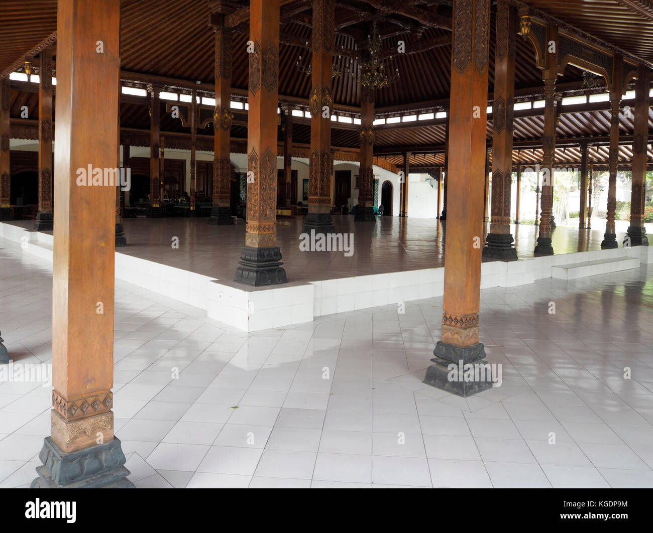 Pavillion in Jogjakarta, Central Java, Indonesia Stock Photo - Alamy