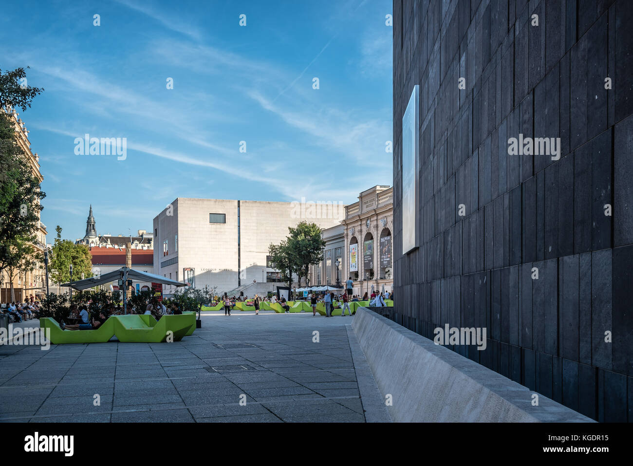 Museumsquartier in Vienna Stock Photo - Alamy