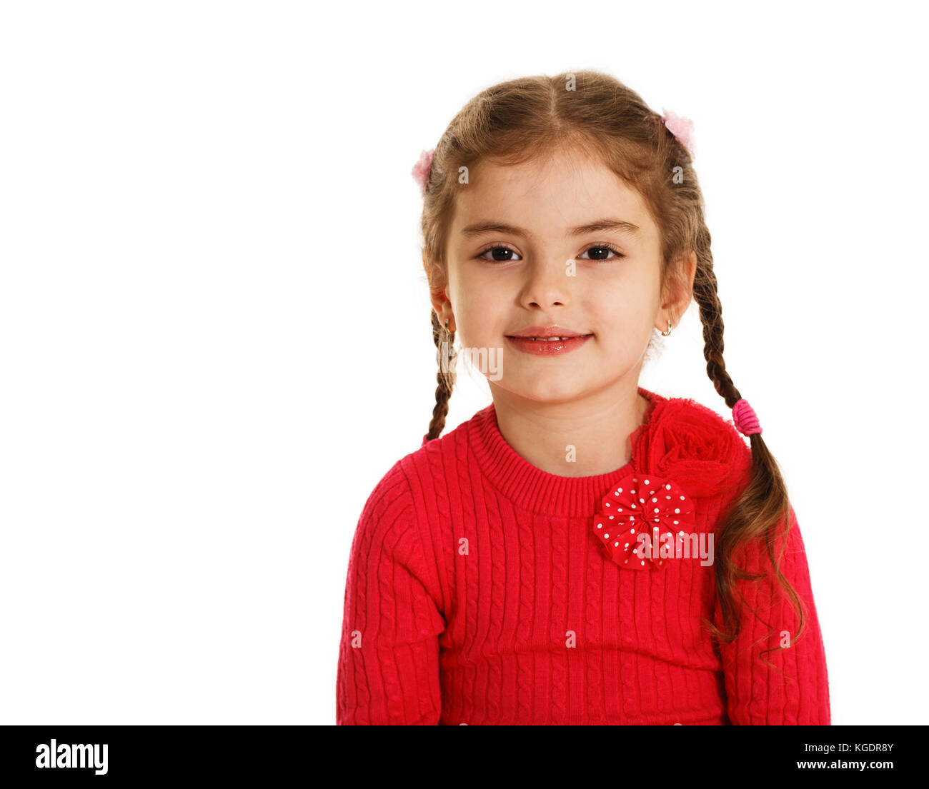 A beautiful little girl with sweet smile Stock Photo - Alamy
