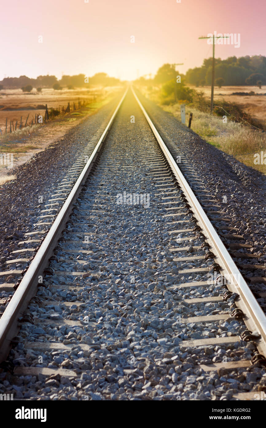 Sunlit country track hi-res stock photography and images - Alamy