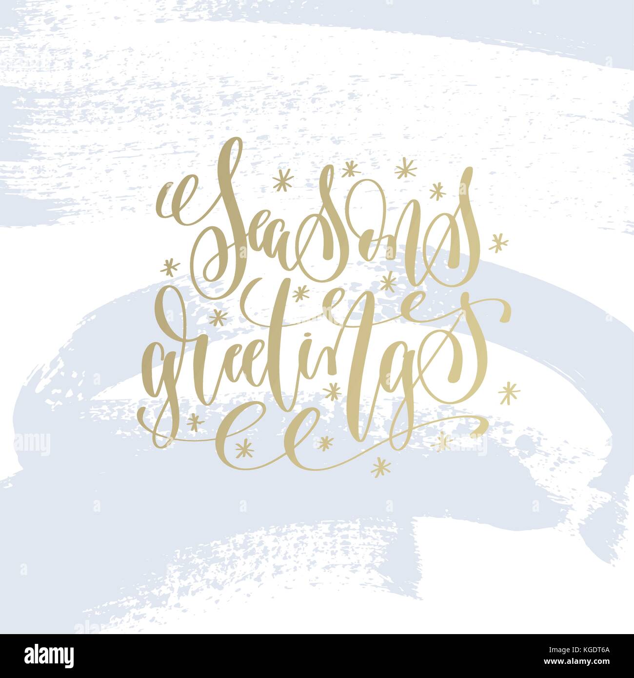 Seasons greetings lettering season Stock Vector Images - Alamy