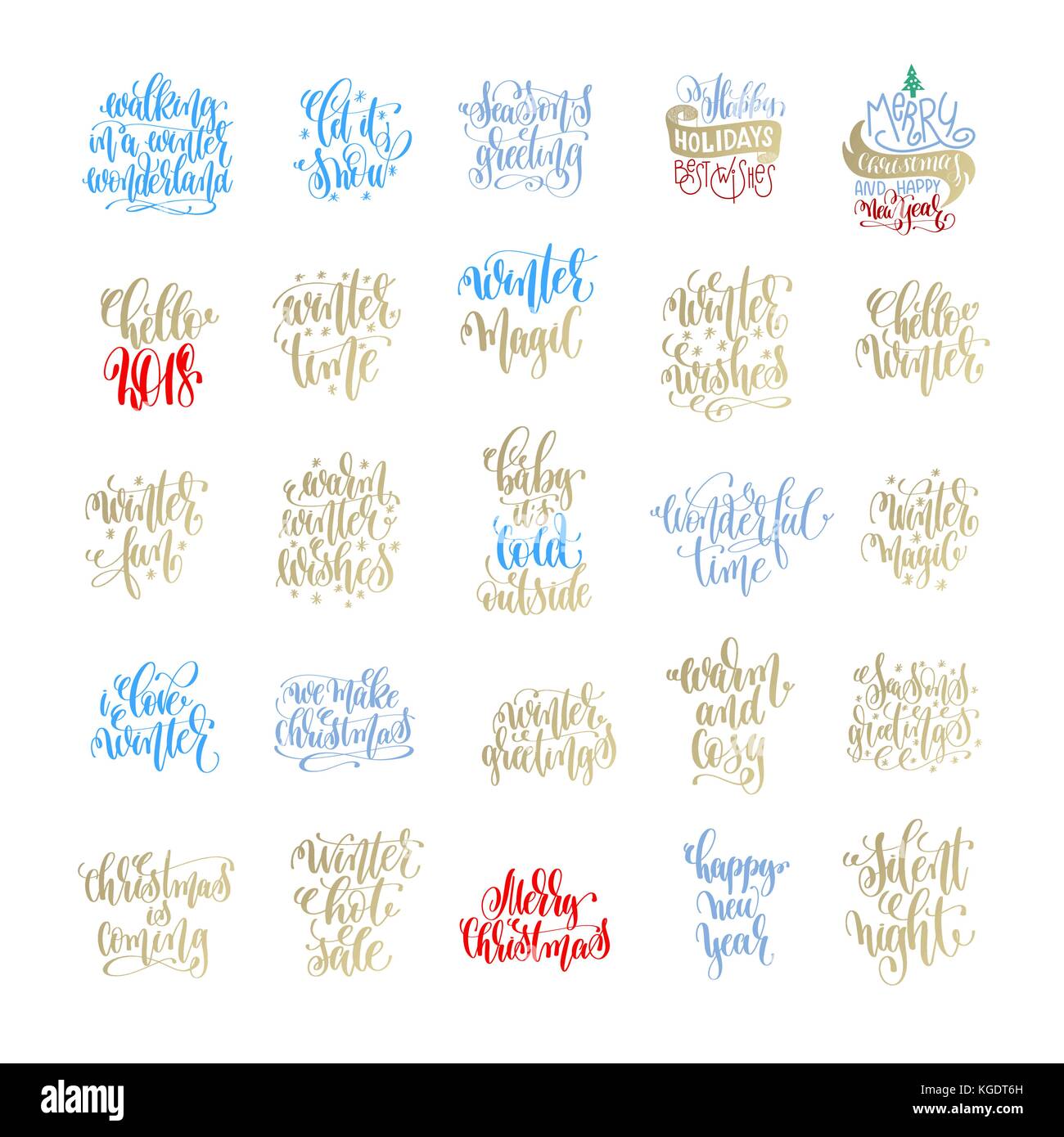 Magic winter time merry Cut Out Stock Images & Pictures - Alamy