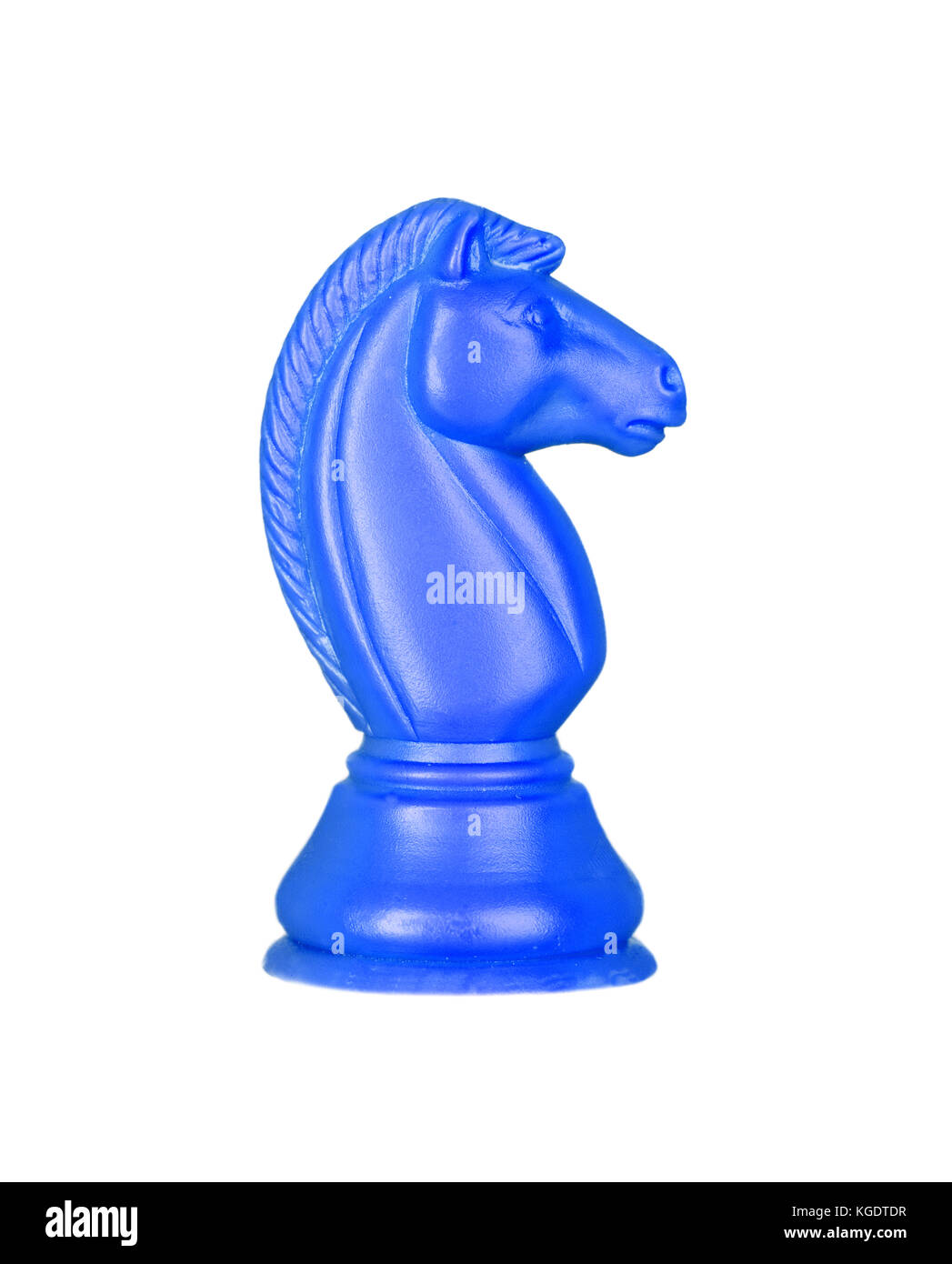 Blue chess piece isolated on white background Stock Photo - Alamy