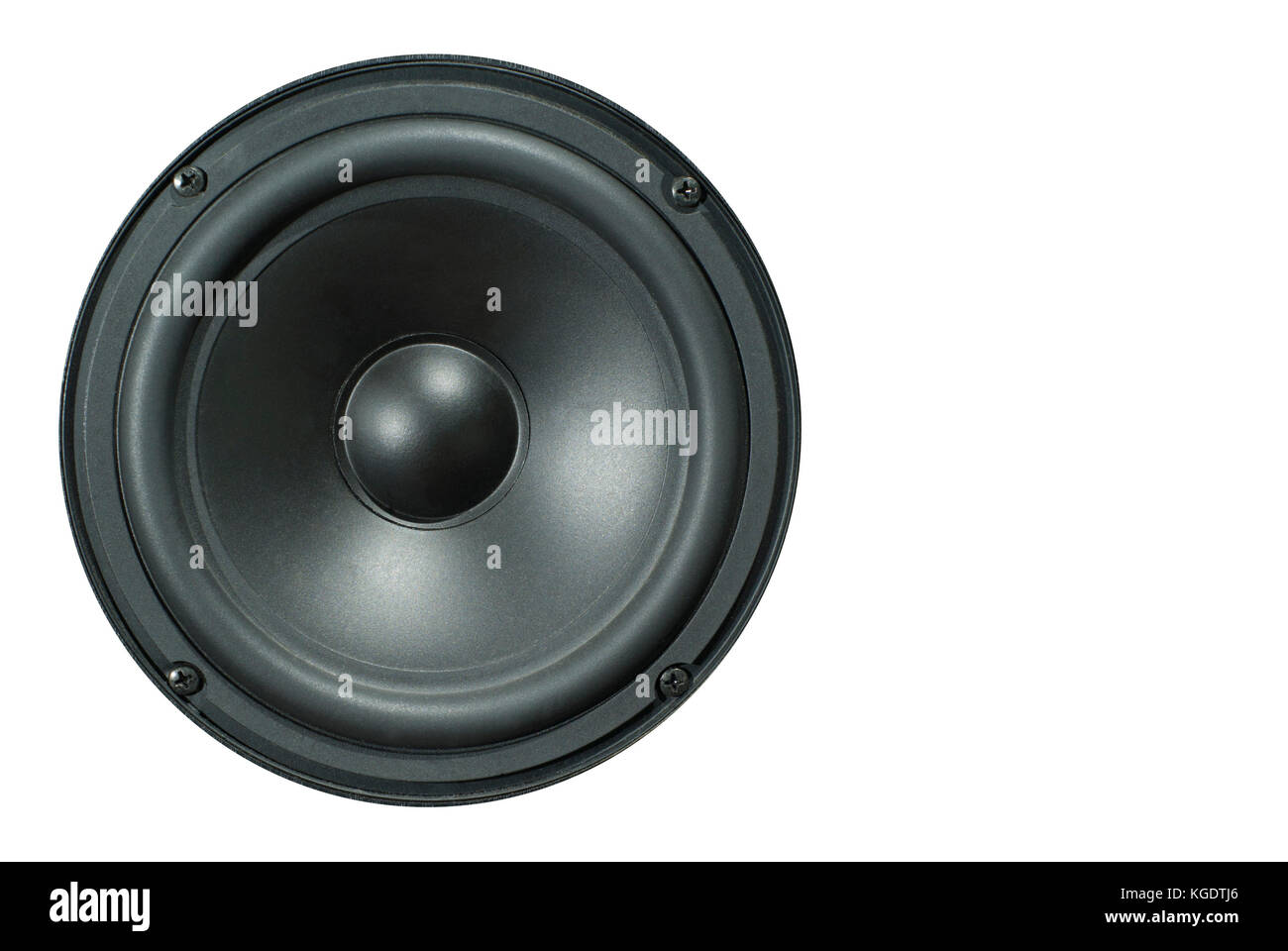 black dynamic speaker isolated Stock Photo - Alamy