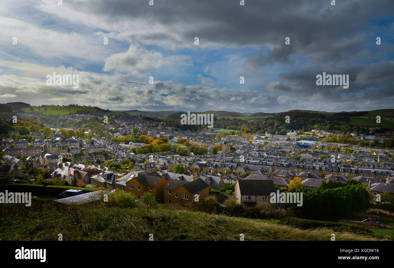 The Scottish Borders town of Hawick Stock Photo - Alamy