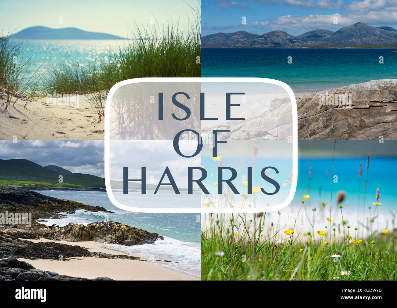 Isle of Harris, Scotland as travel destination concept Stock Photo - Alamy