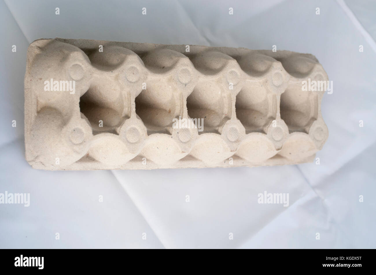 Empty cardboard egg tray for 12 eggs. made from recycled cardboard ...