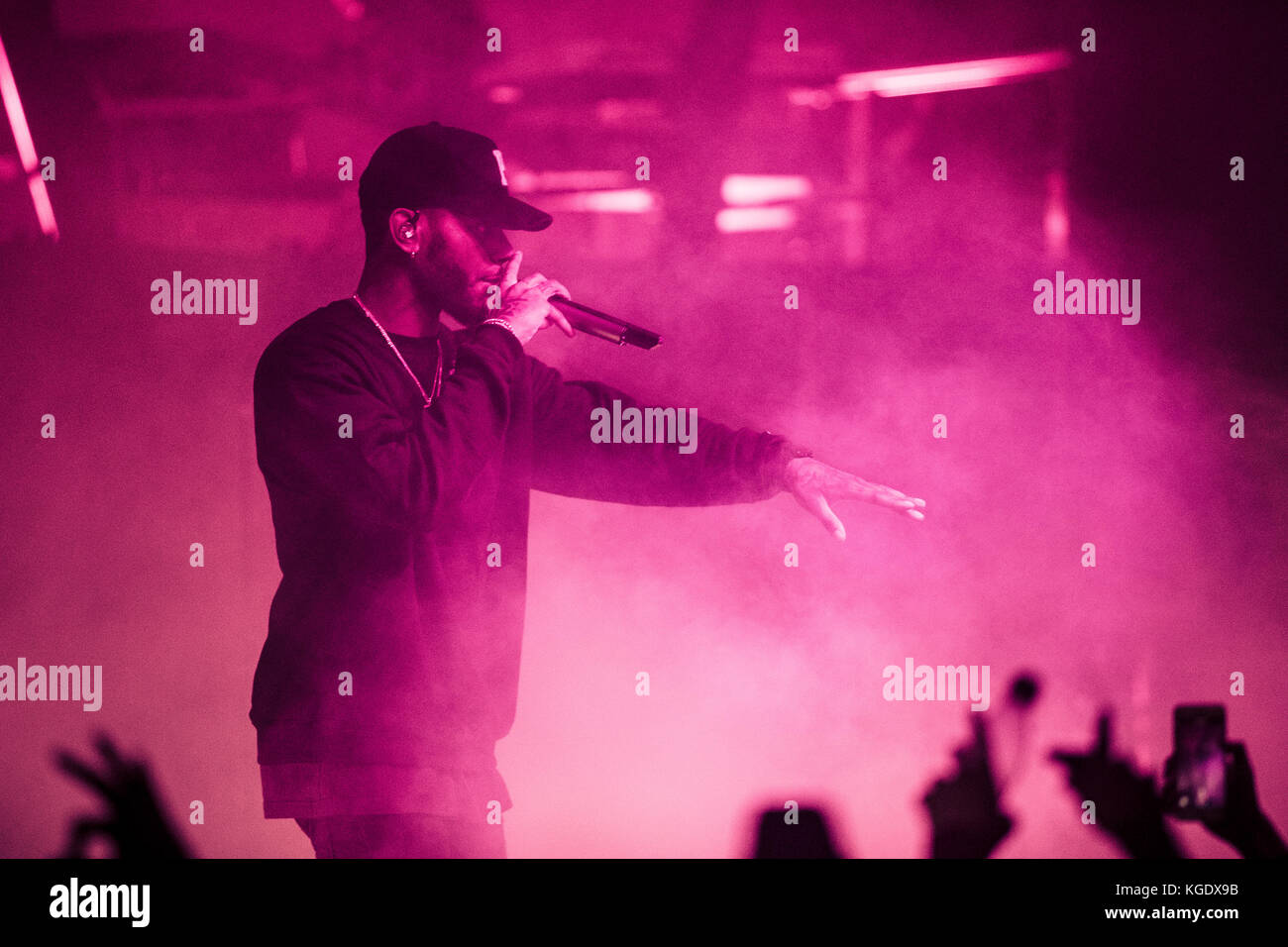 Denmark, Copenhagen - October 31, 2017. The American rapper, singer and ...
