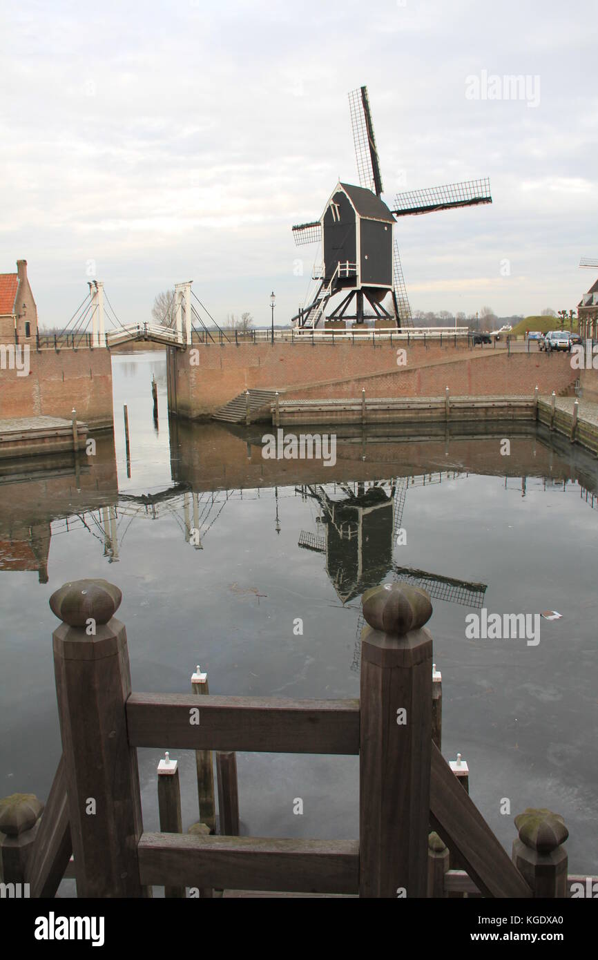 Windmill in Heusden Stock Photo - Alamy