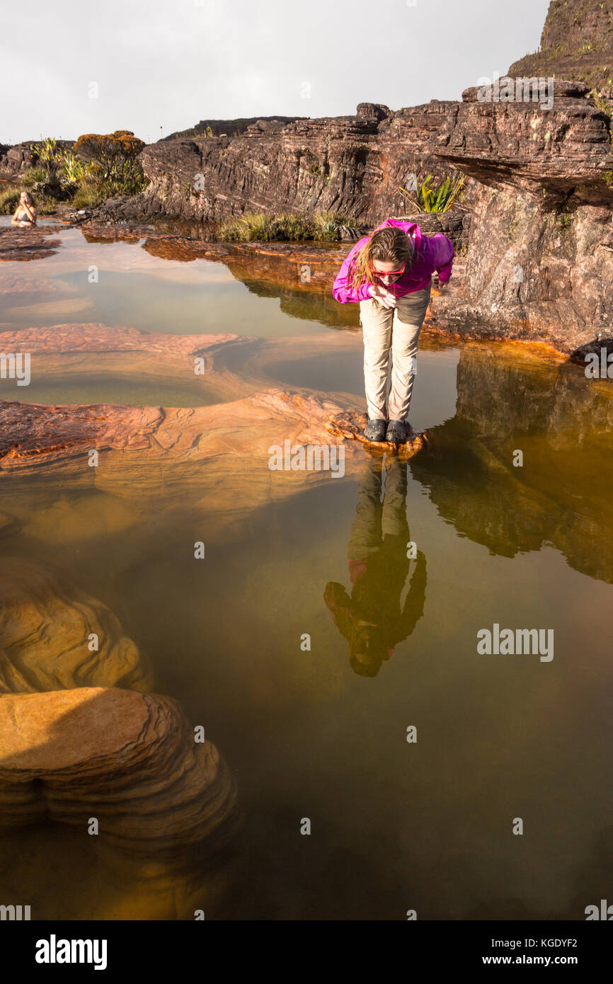 Trekking Mount Roraima Venezuela South America Stock Photo - Alamy