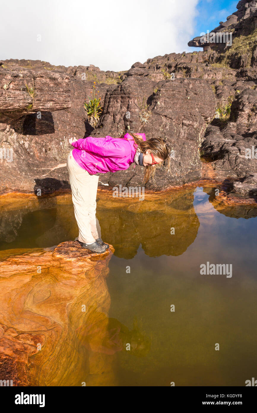 Trekking Mount Roraima Venezuela South America Stock Photo - Alamy