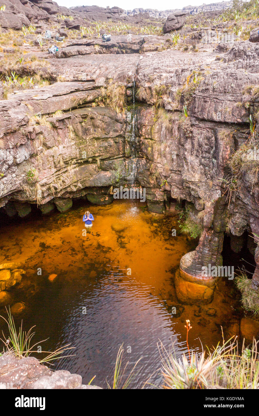 Trekking Mount Roraima Venezuela South America Stock Photo - Alamy