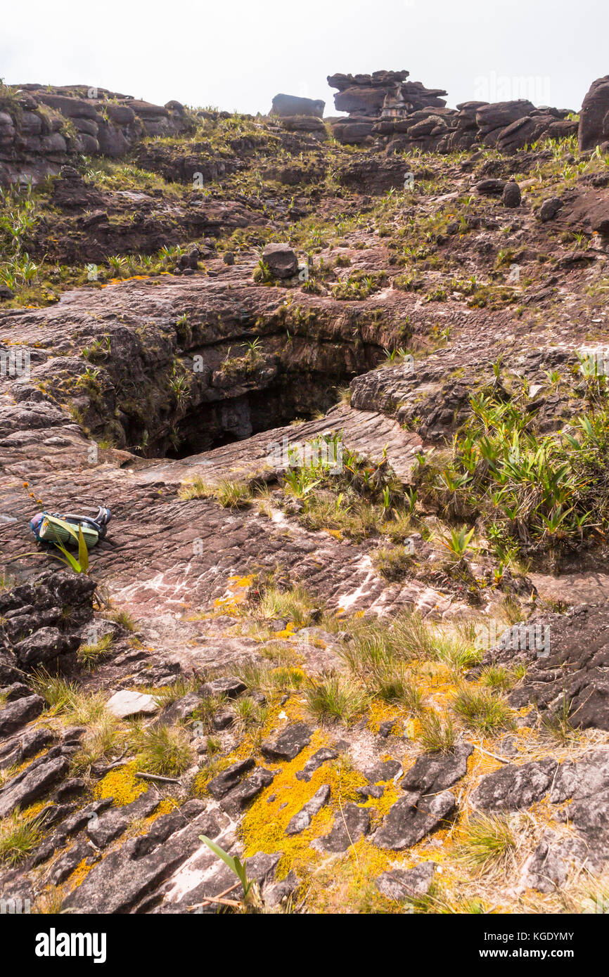 Trekking Mount Roraima Venezuela South America Stock Photo - Alamy