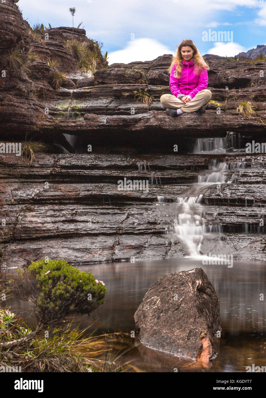 Trekking Mount Roraima Venezuela South America Stock Photo - Alamy