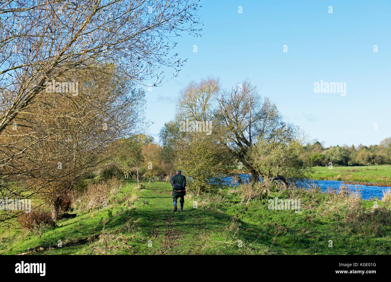 Pagham Harbour, an RSPB nature reserve, West Sussex, England UK Stock ...