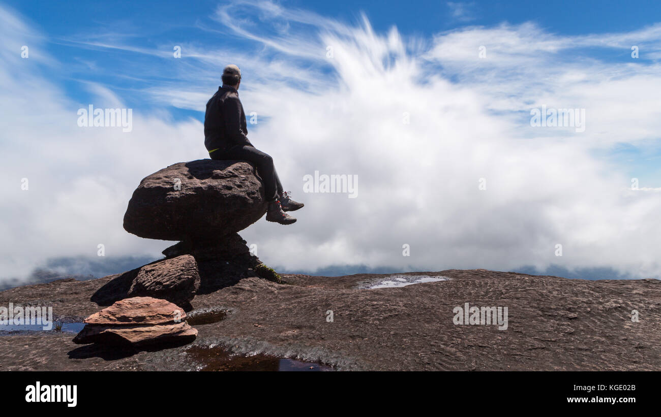 Trekking Mount Roraima Venezuela South America Stock Photo - Alamy