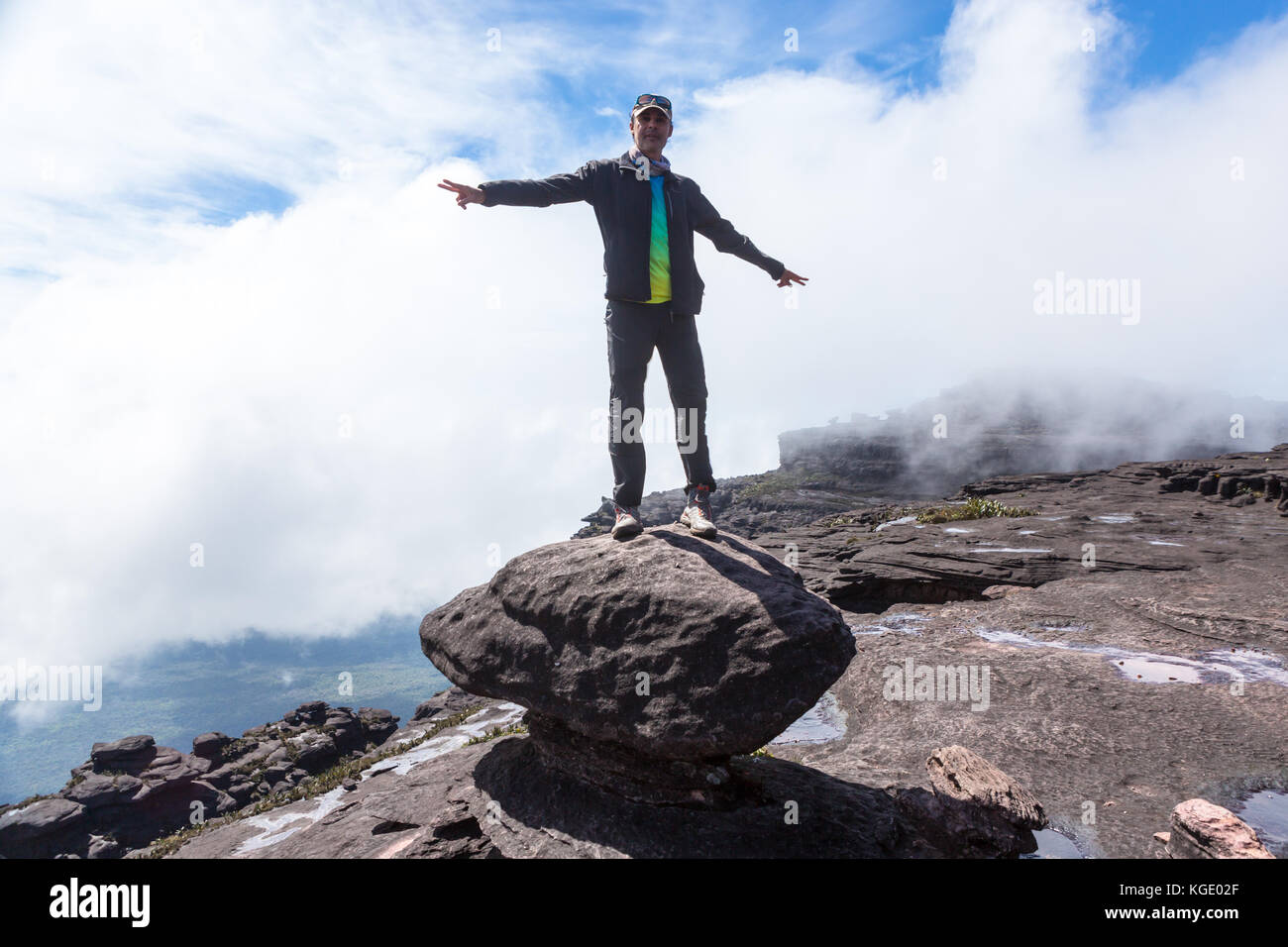 Trekking Mount Roraima Venezuela South America Stock Photo - Alamy