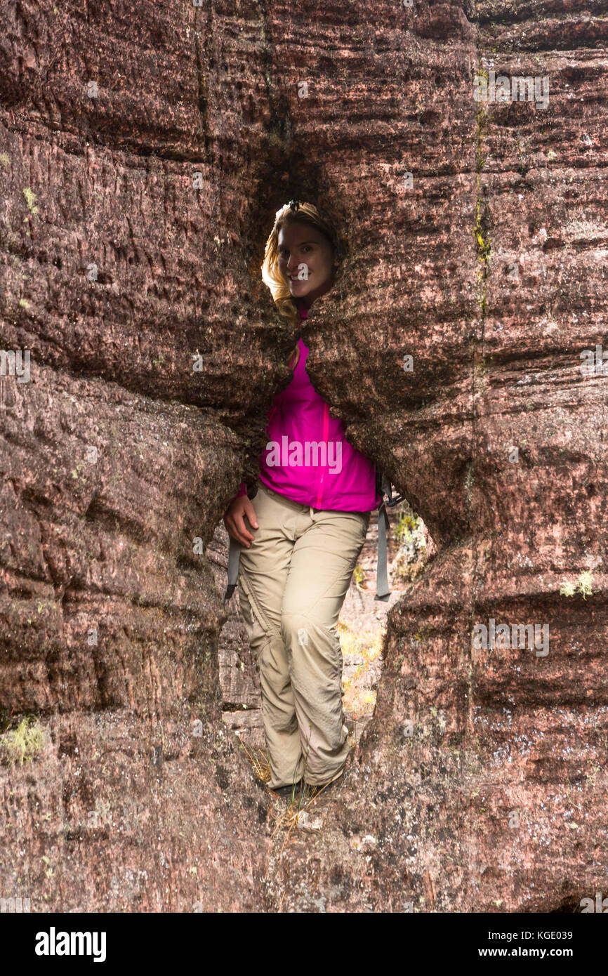 Trekking Mount Roraima Venezuela South America Stock Photo - Alamy