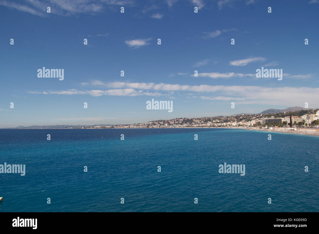 Mediterranean sea, Nice, France Stock Photo - Alamy