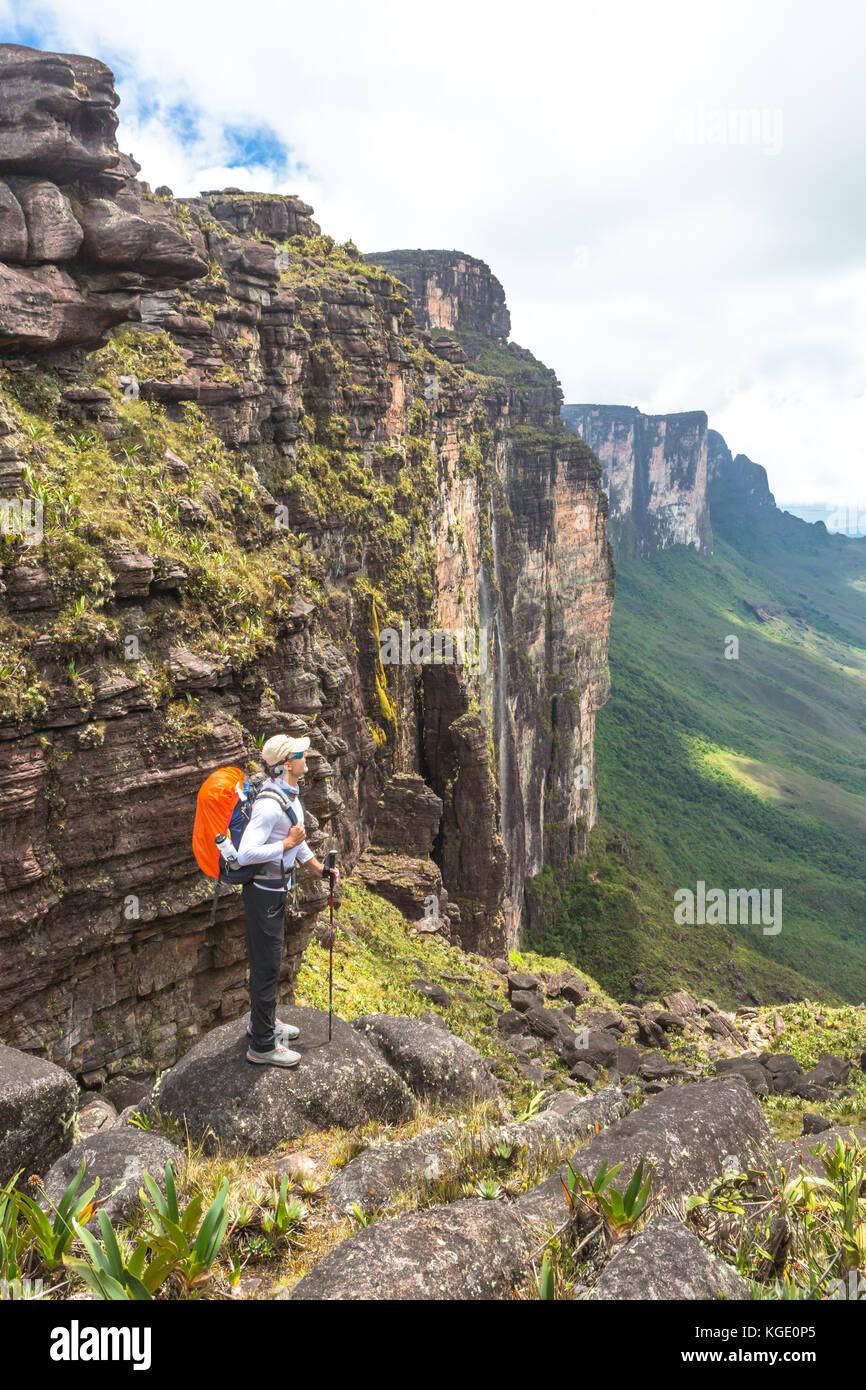 Trekking Mount Roraima Venezuela South America Stock Photo - Alamy
