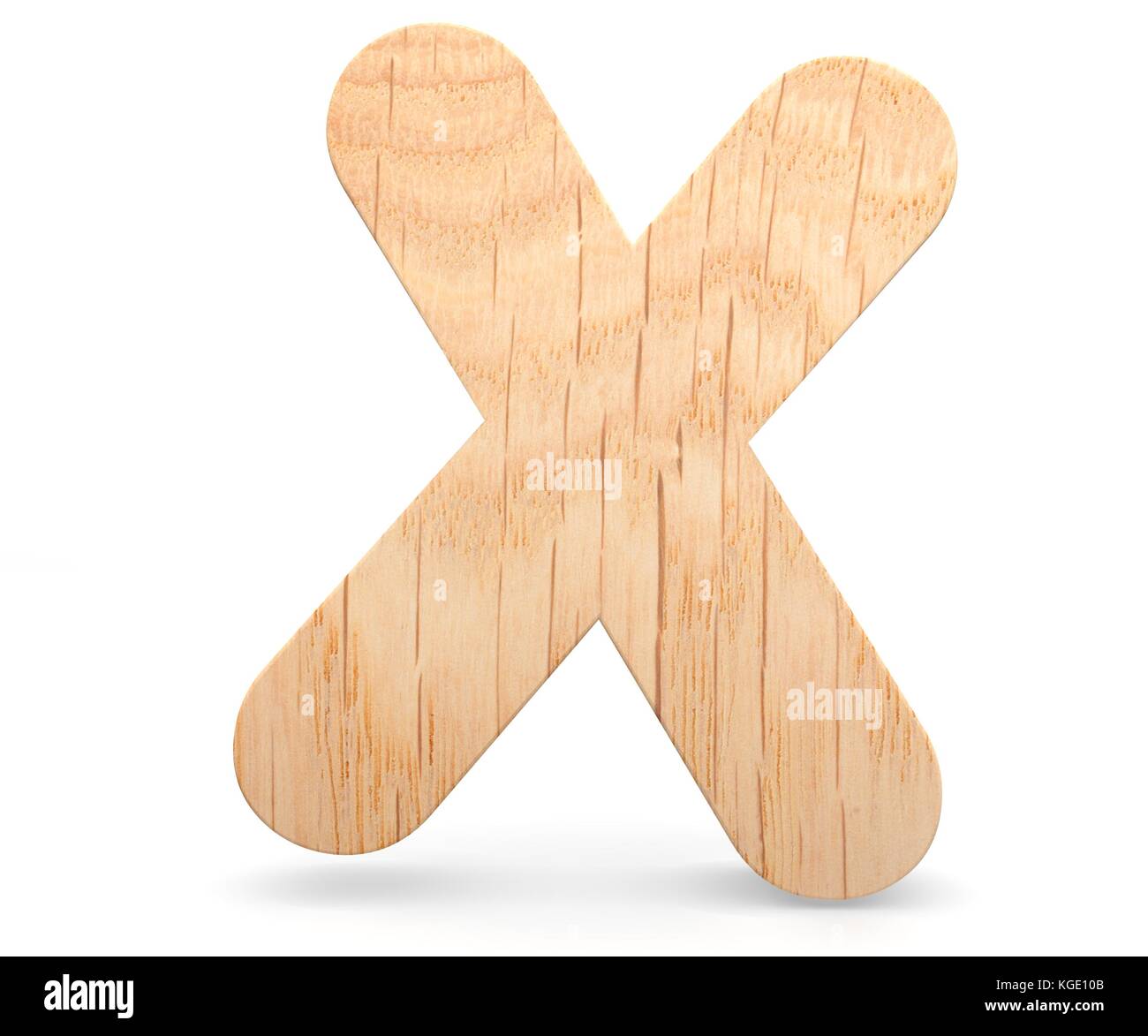 3D decorative wooden Alphabet, capital letter X Stock Photo - Alamy
