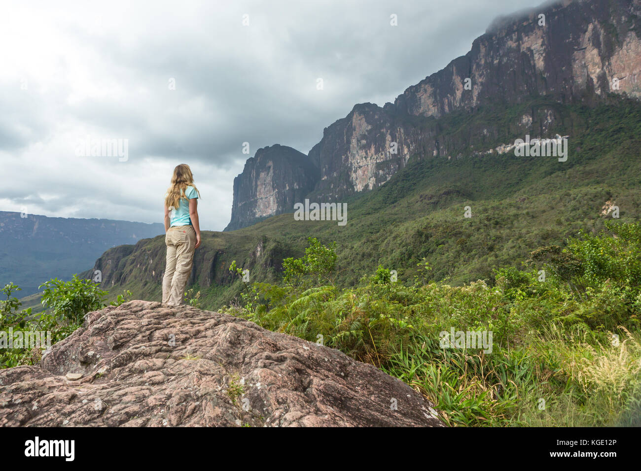 Trekking Mount Roraima Venezuela South America Stock Photo - Alamy