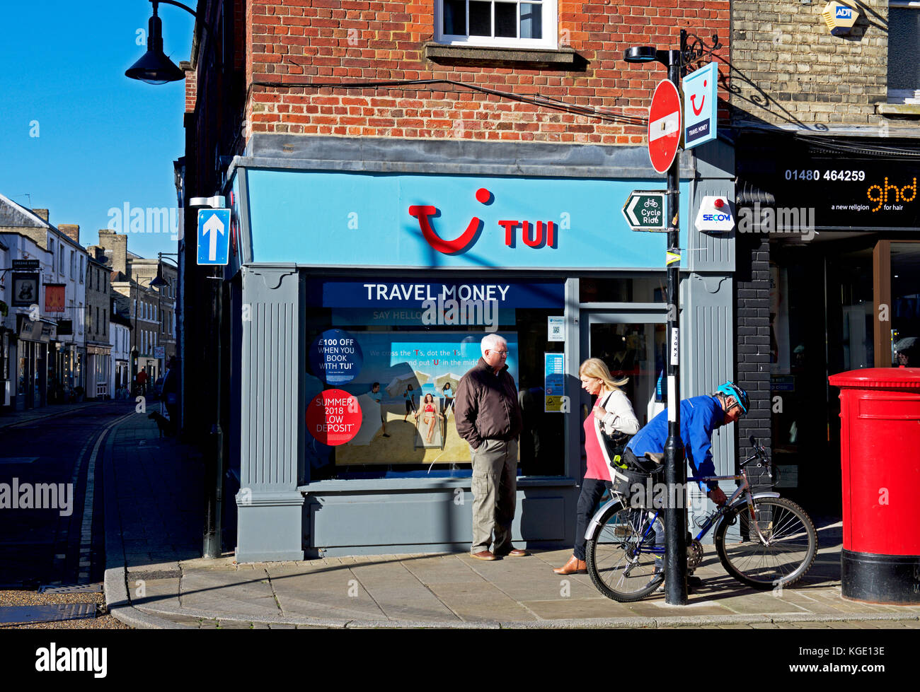 Tui travel agents in St Ives, Cambridgeshire, England UK Stock Photo ...