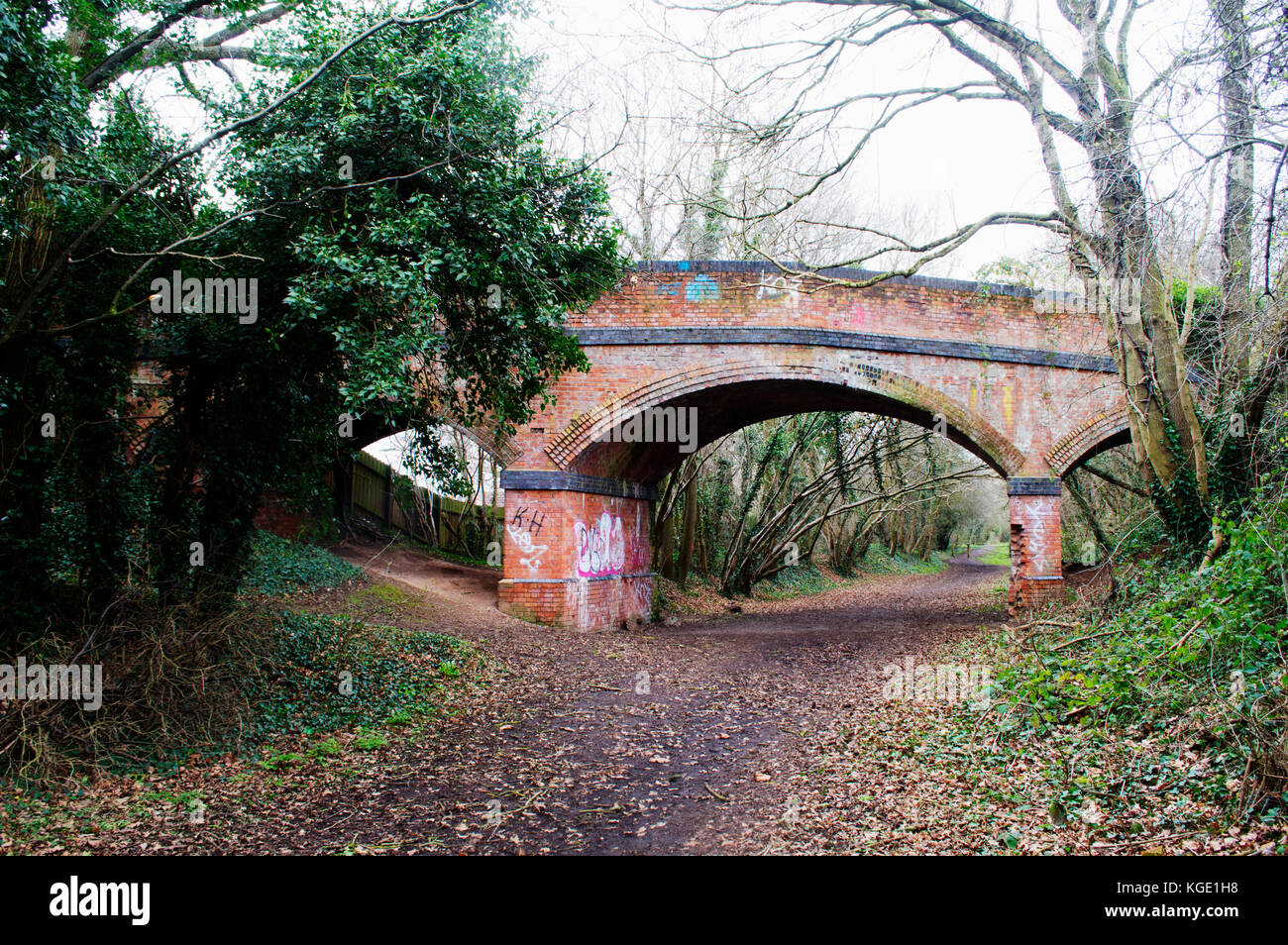 Bridge on a walk Stock Photo - Alamy