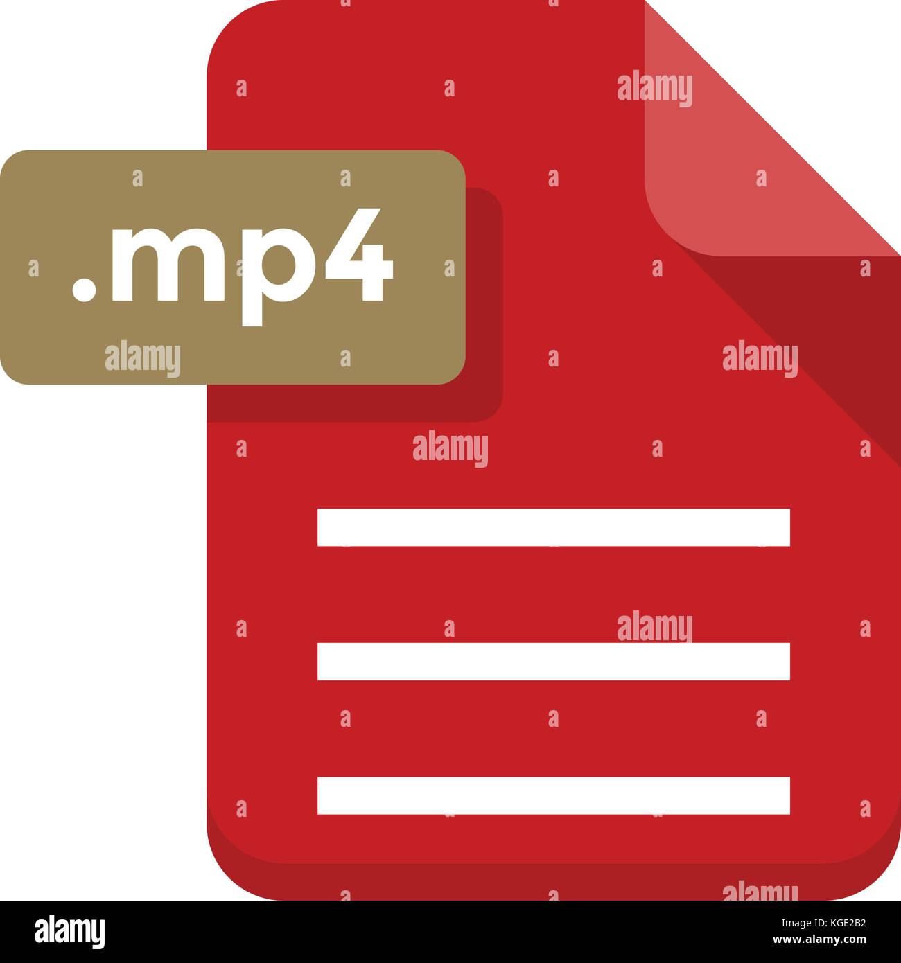 Mp4 file Stock Vector Images - Alamy