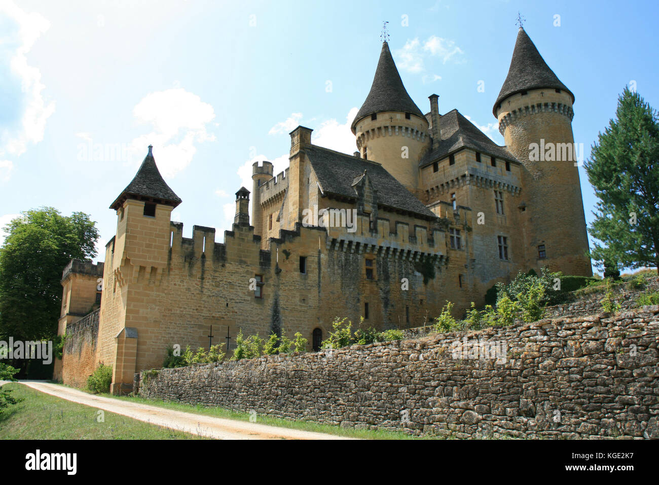 Puymartin castle in Marquay (France Stock Photo - Alamy