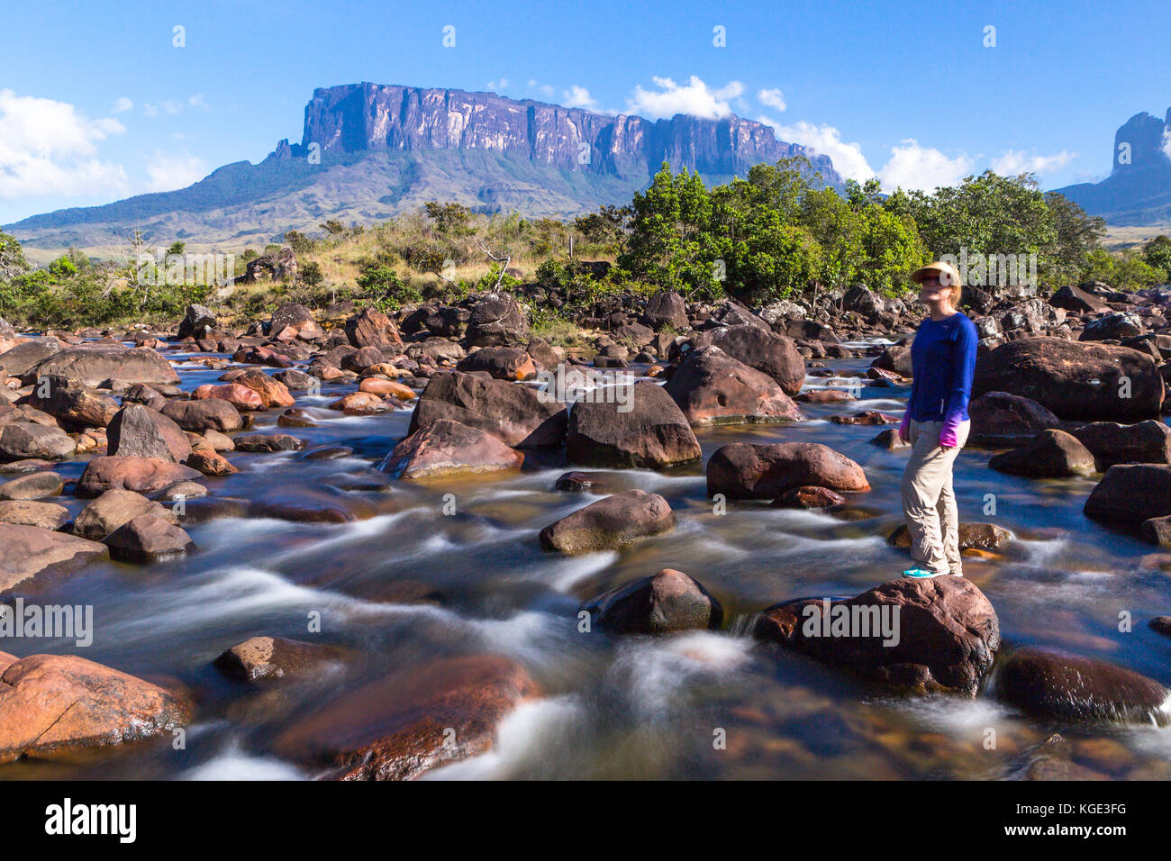 Trekking Mount Roraima Venezuela South America Stock Photo - Alamy