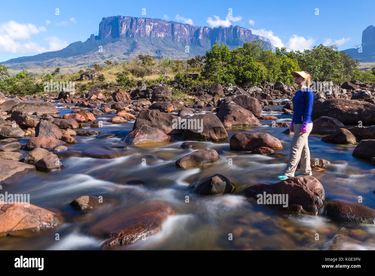 Trekking Mount Roraima Venezuela South America Stock Photo - Alamy