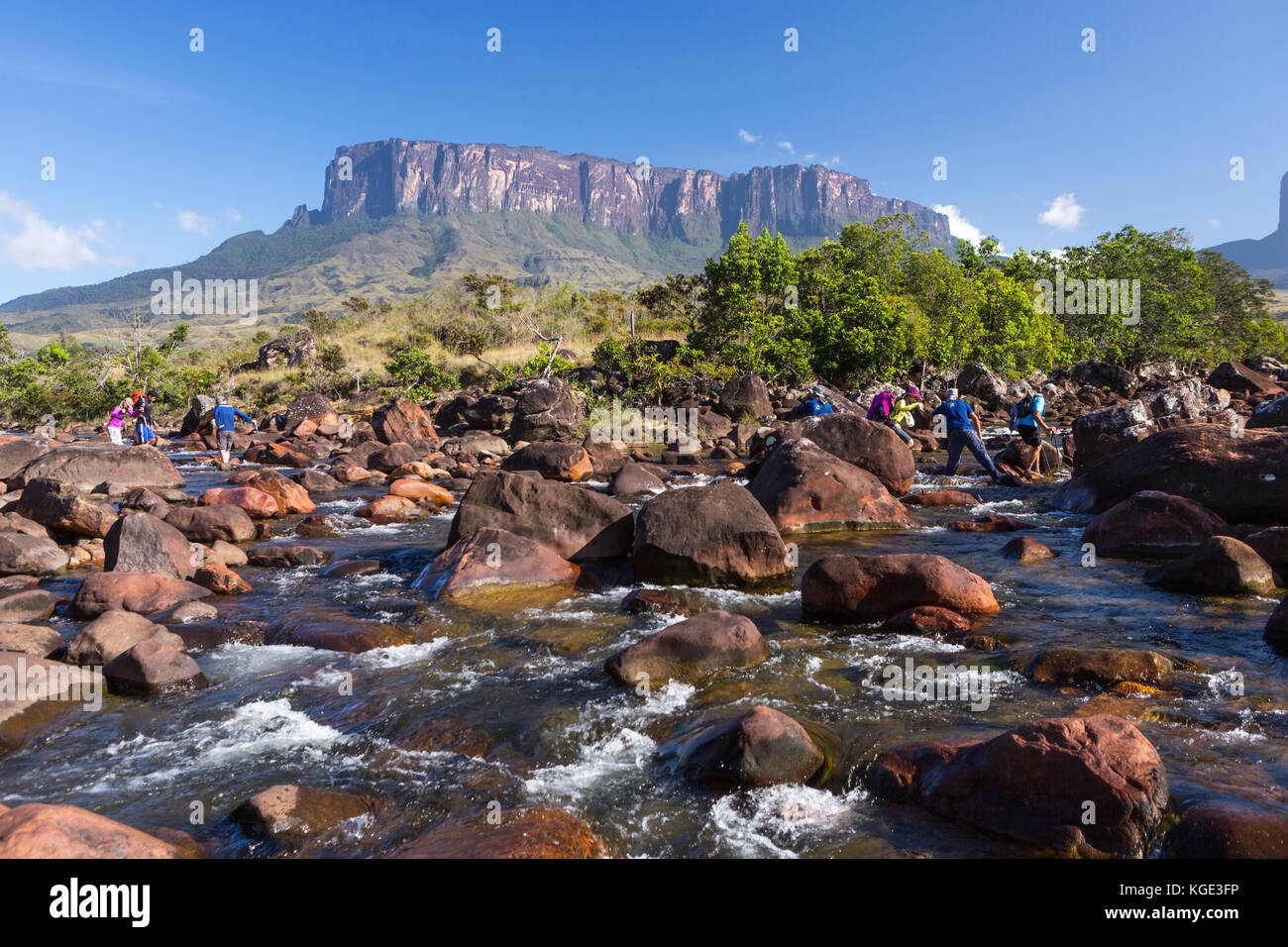 Trekking Mount Roraima Venezuela South America Stock Photo - Alamy