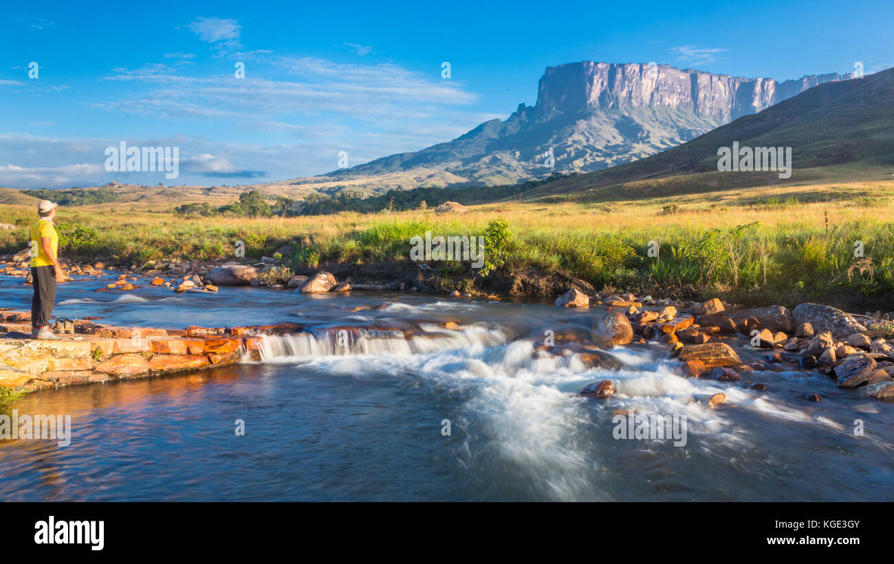 Trekking Mount Roraima Venezuela South America Stock Photo - Alamy