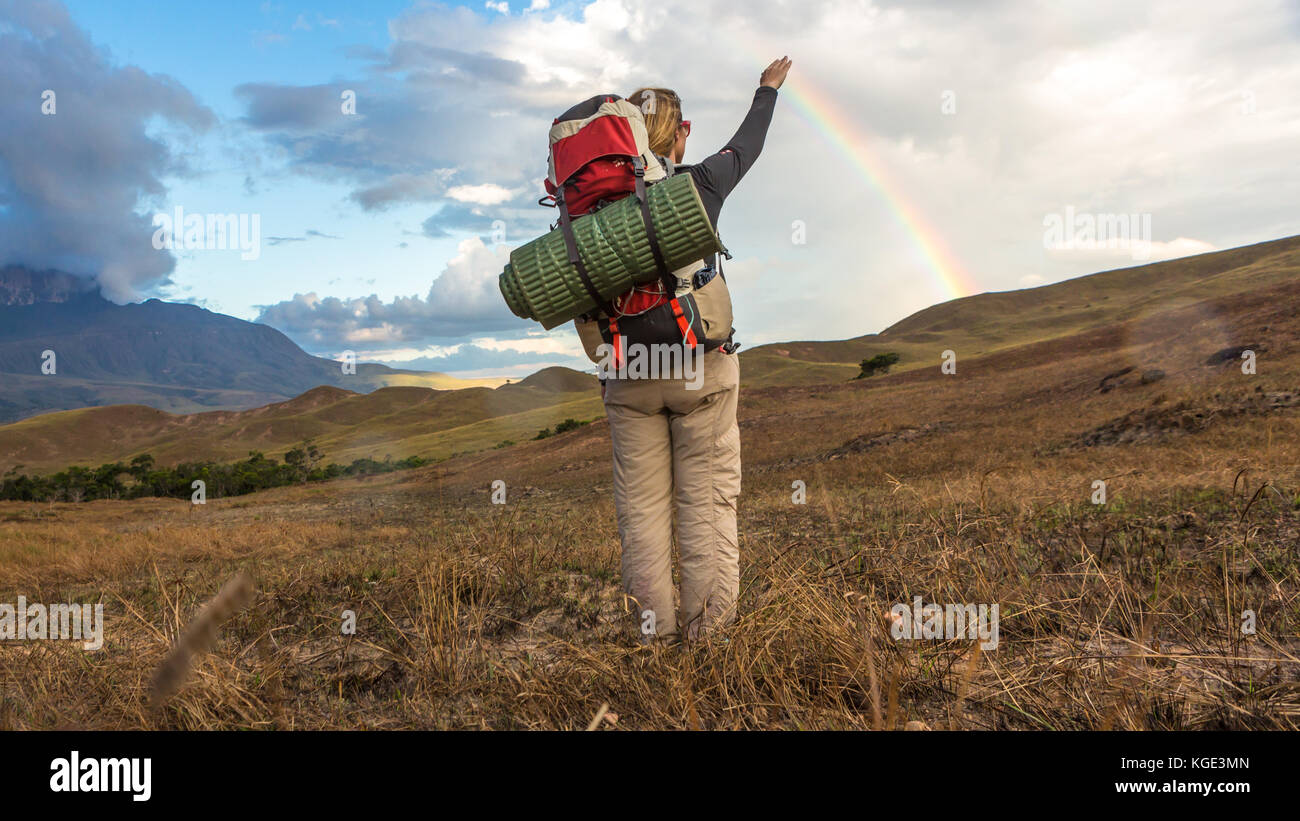 Trekking Mount Roraima Venezuela South America Stock Photo - Alamy