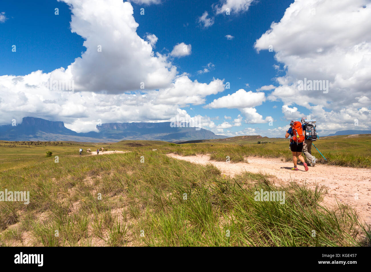 Trekking Mount Roraima Venezuela South America Stock Photo - Alamy