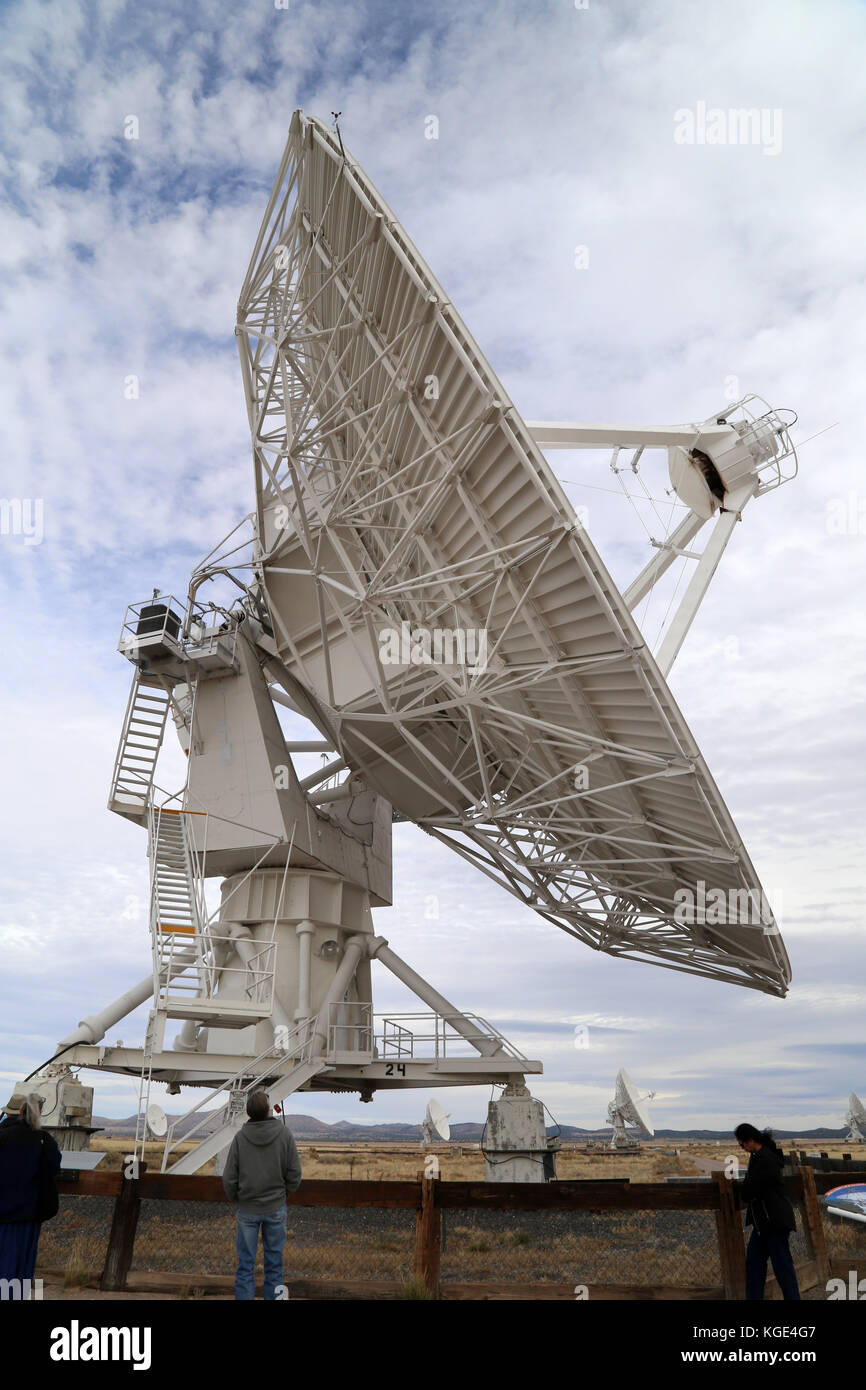 At the Karl G. Jansky Very Large Array (VLA) near Socorro, New Mexico ...