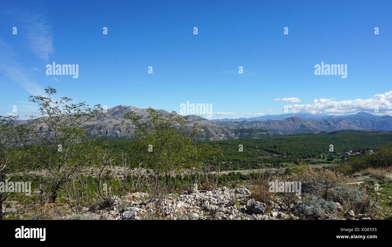 amazing wide landscape on a mountain in dubrovnik Stock Photo - Alamy