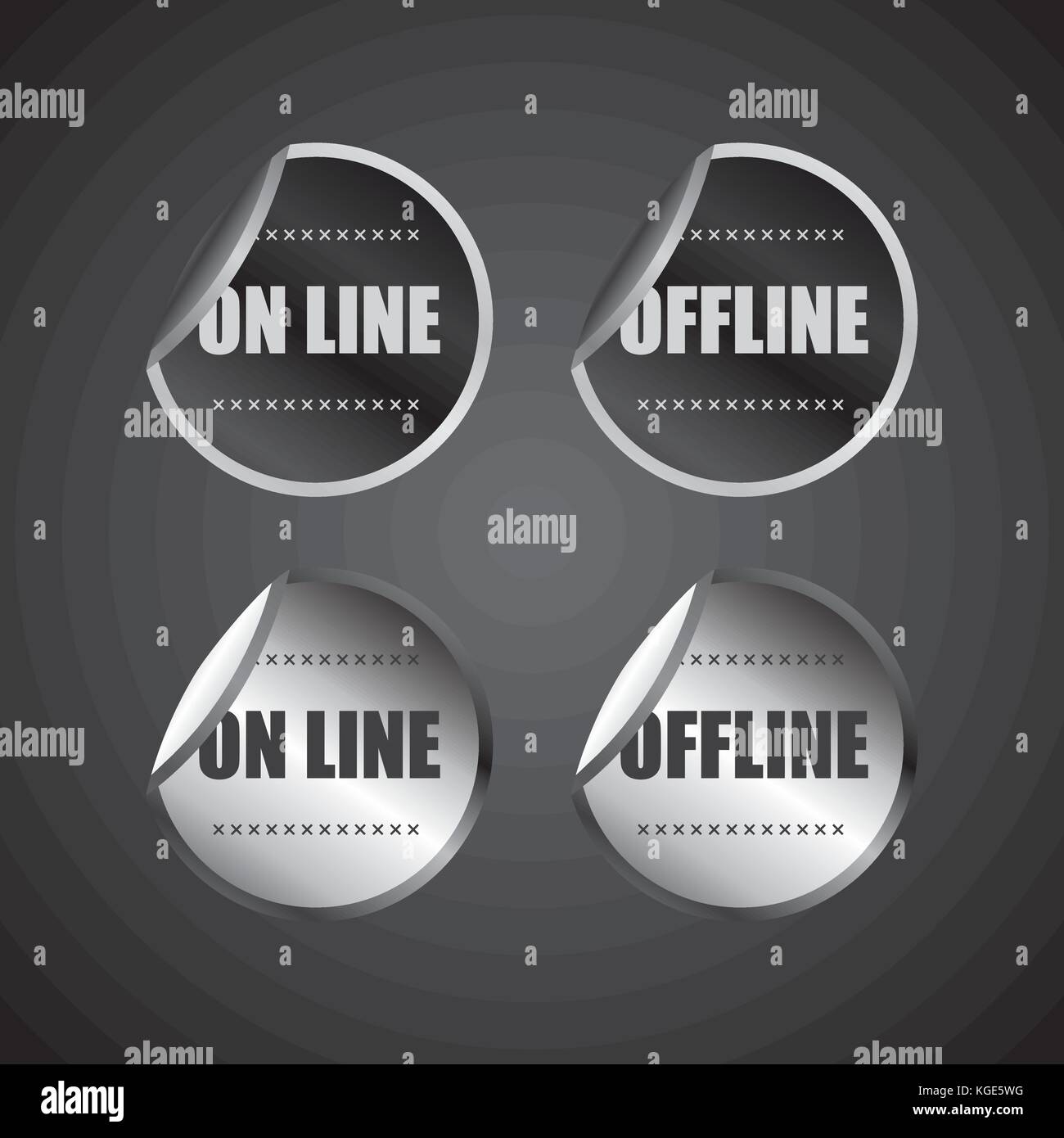 editable label sticker vector graphic art design illustration Stock ...