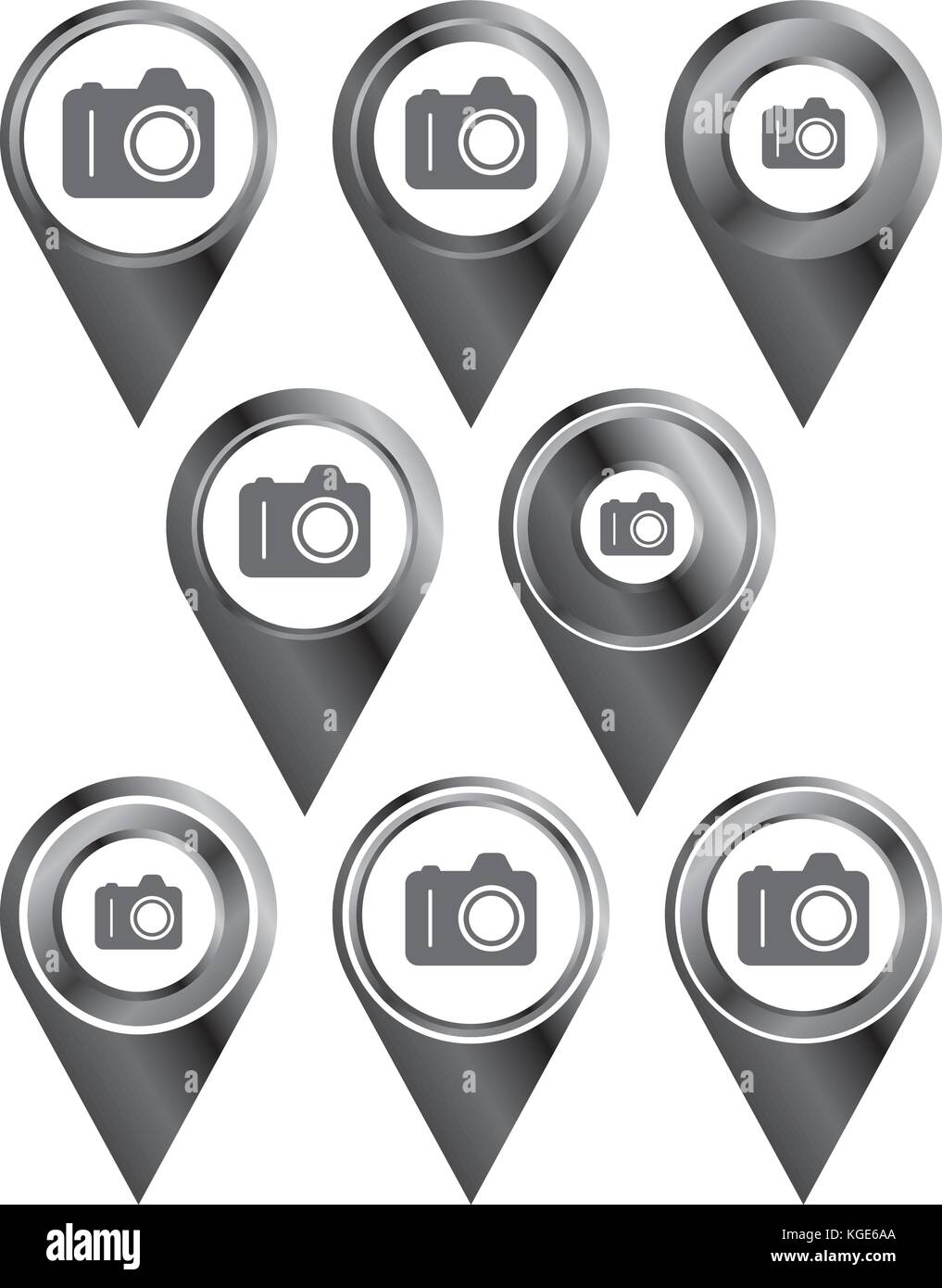 map icon theme vector graphic art design illustration Stock Vector ...