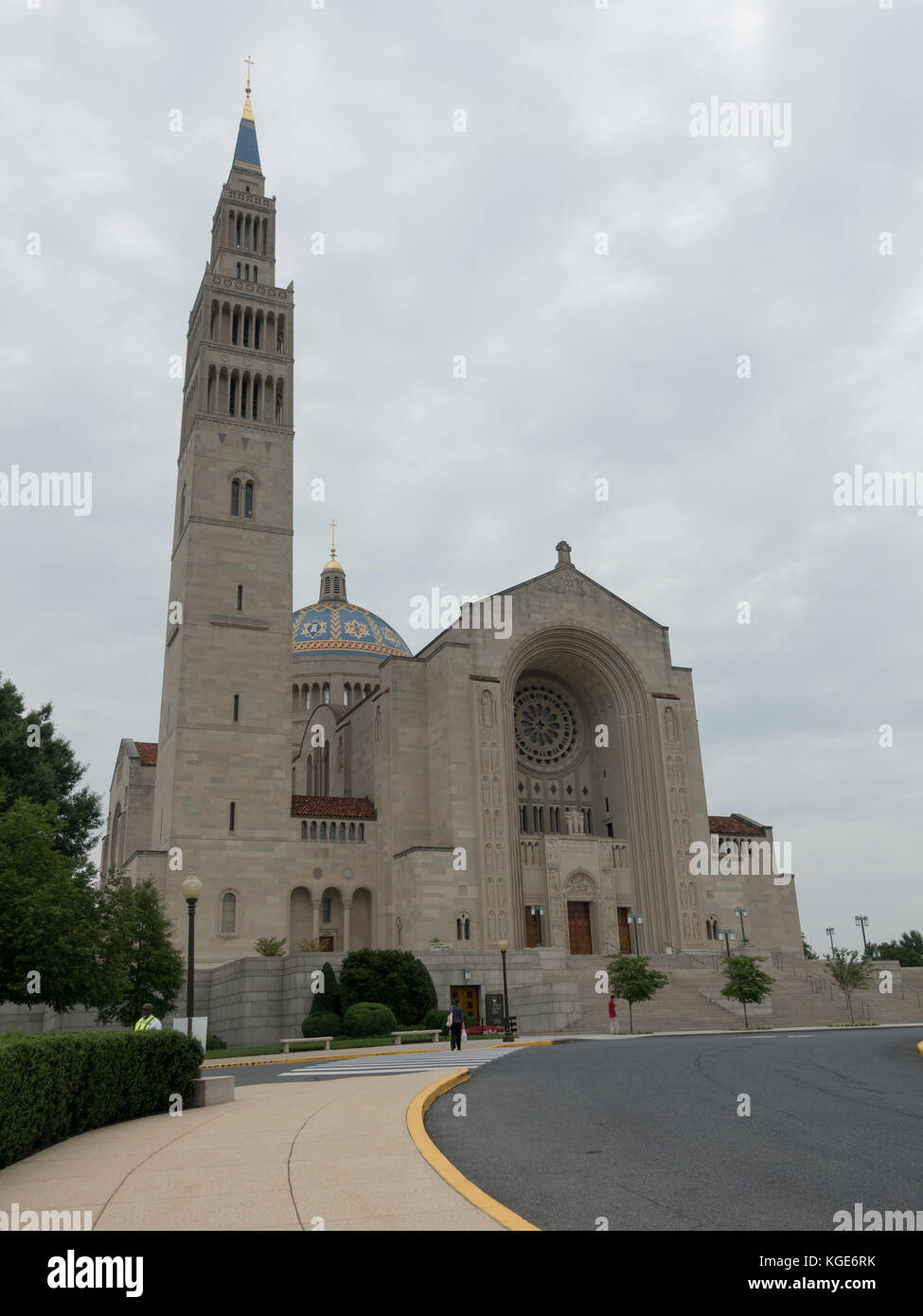Exterior of the Basilica of the National Shrine of the Immaculate ...