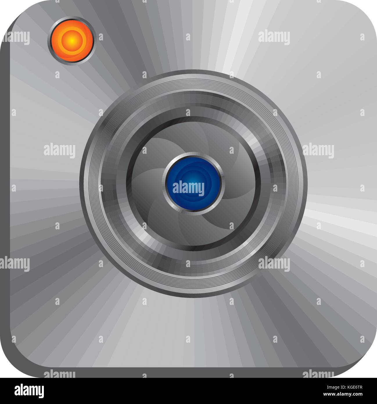 media interface camera vector graphic art illustration Stock Vector ...