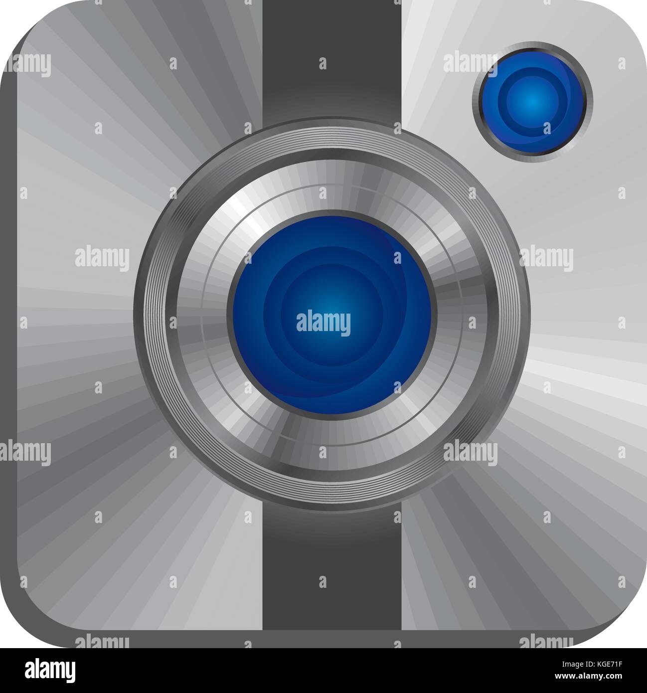 media interface camera vector graphic art illustration Stock Vector ...