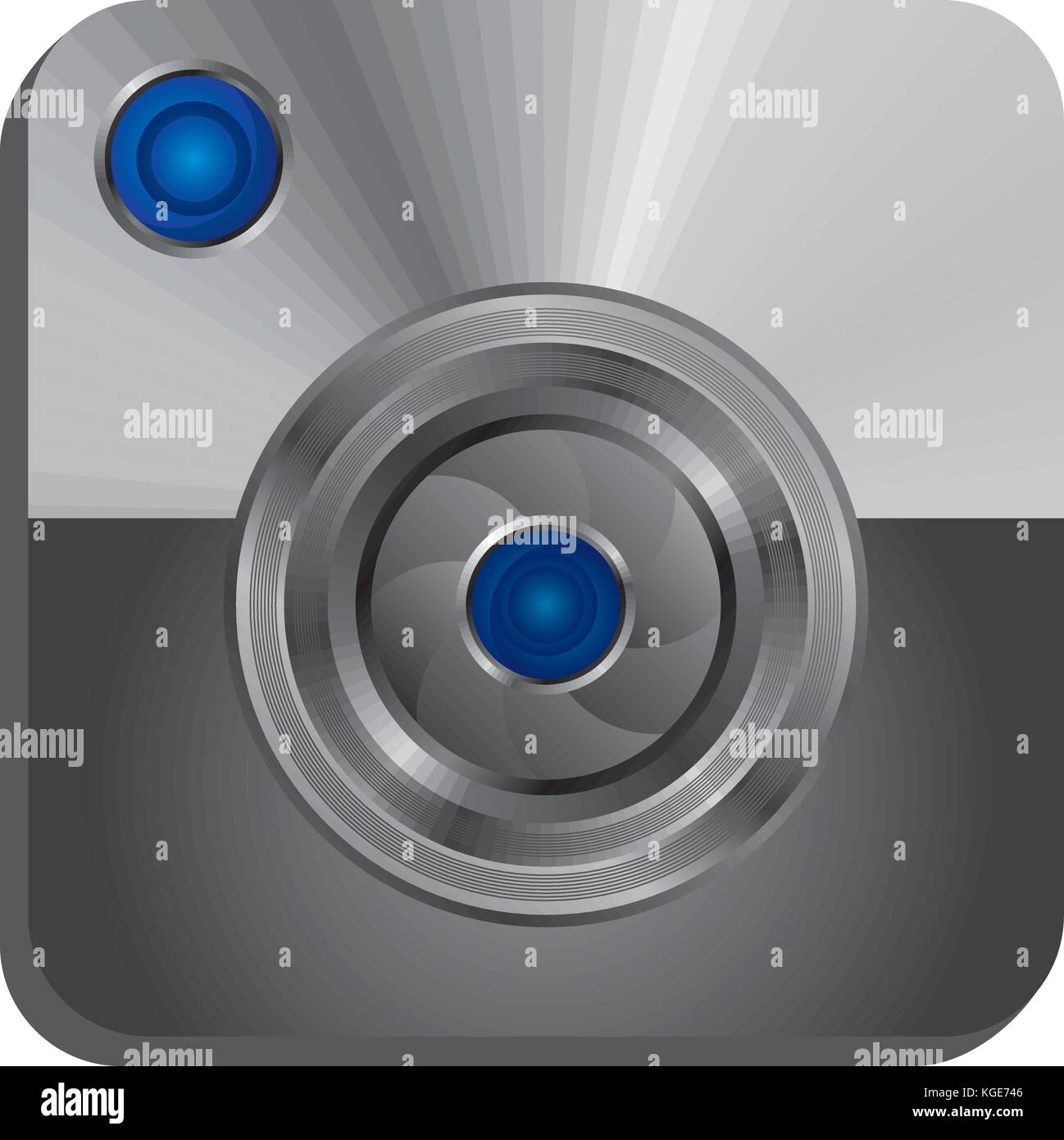 media interface camera vector graphic art illustration Stock Vector ...