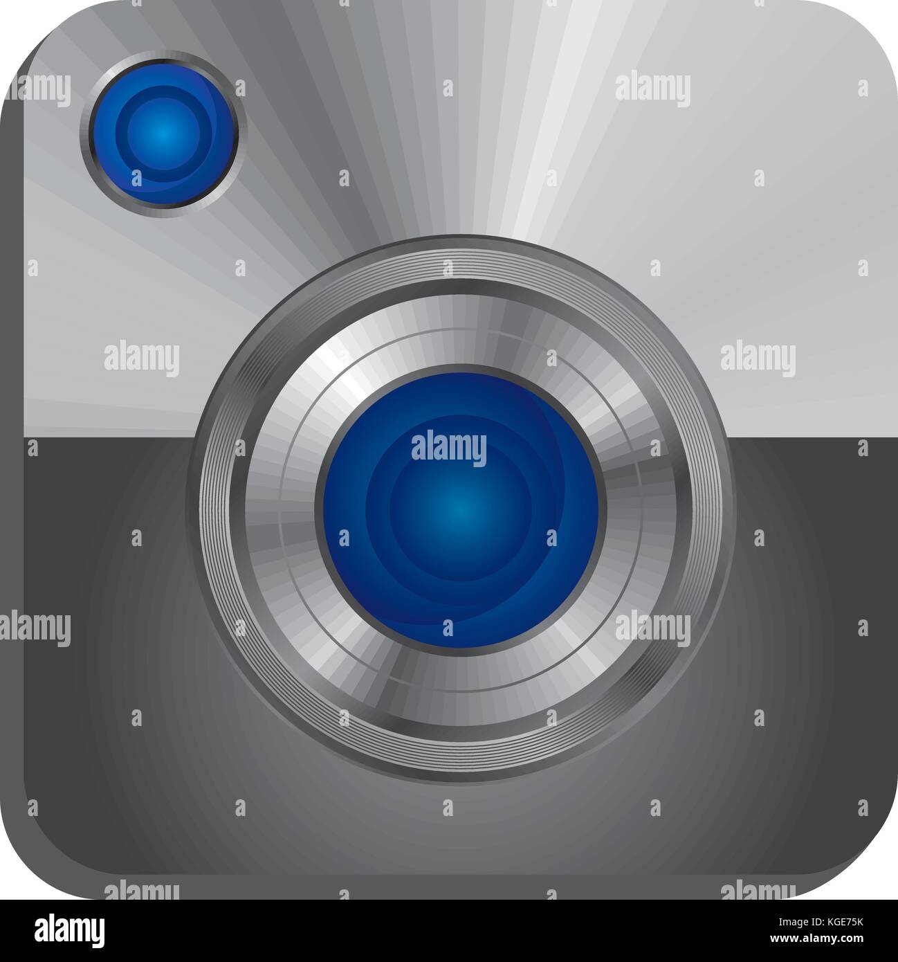 media interface camera vector graphic art illustration Stock Vector ...